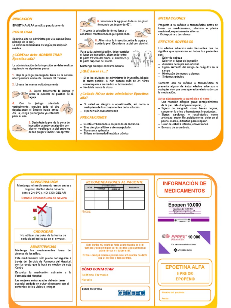 Eprex Cas v2 | PDF | Inyección (medicina) | Medicamentos con receta