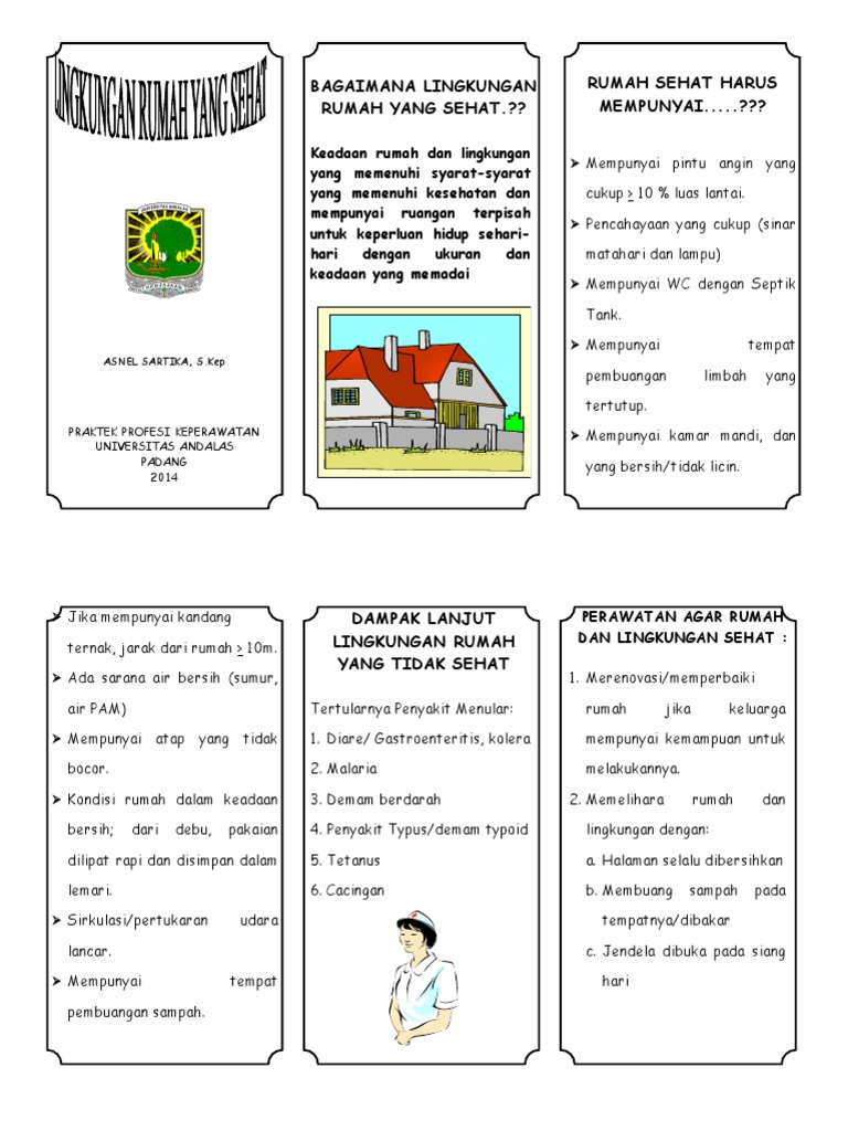Leaflet Asnel Lingkungan Sehat | PDF