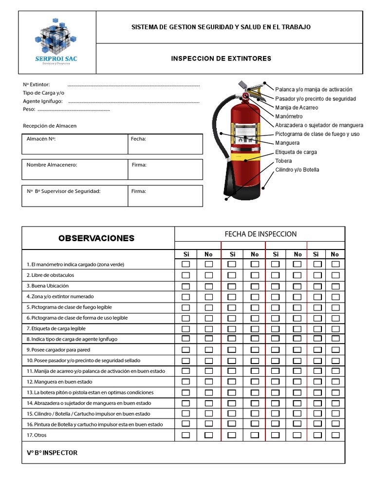 Check List De Extintor Pdf - vrogue.co