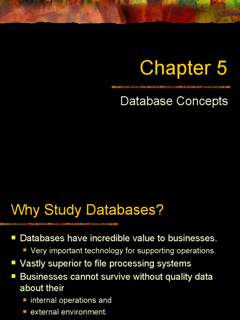 Database Concepts | PDF | Databases | Information Technology Management