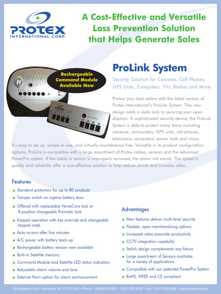 Prolink System: A Cost-Effective and Versatile Loss Prevention Solution ...