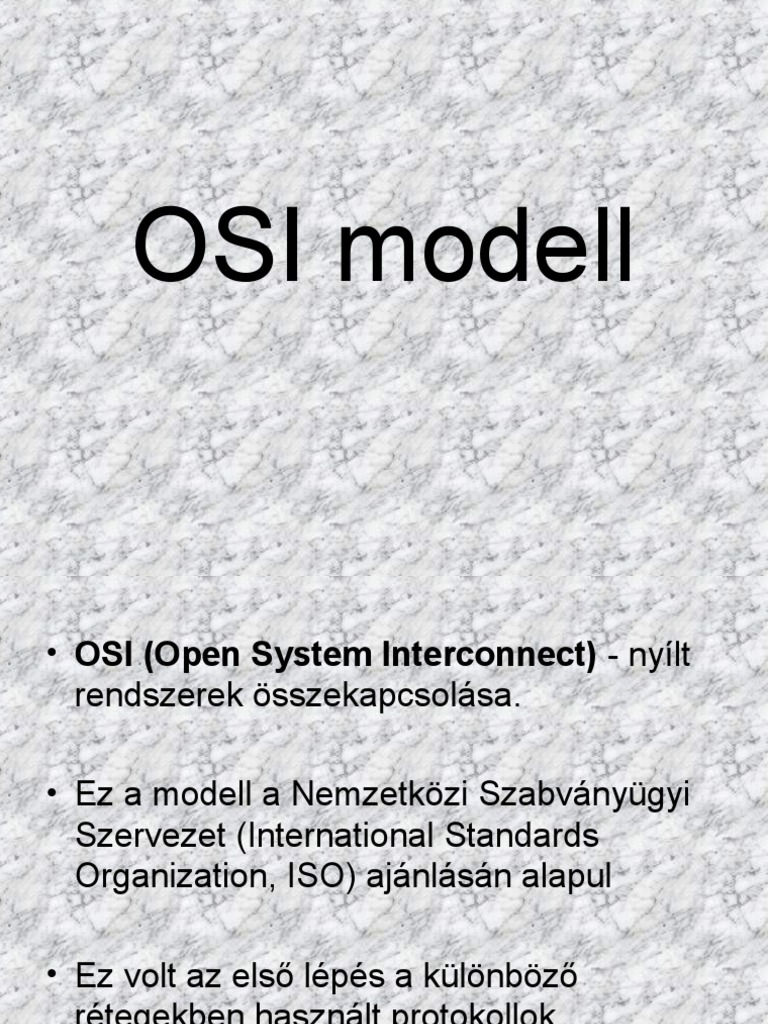 OSI Modell | PDF