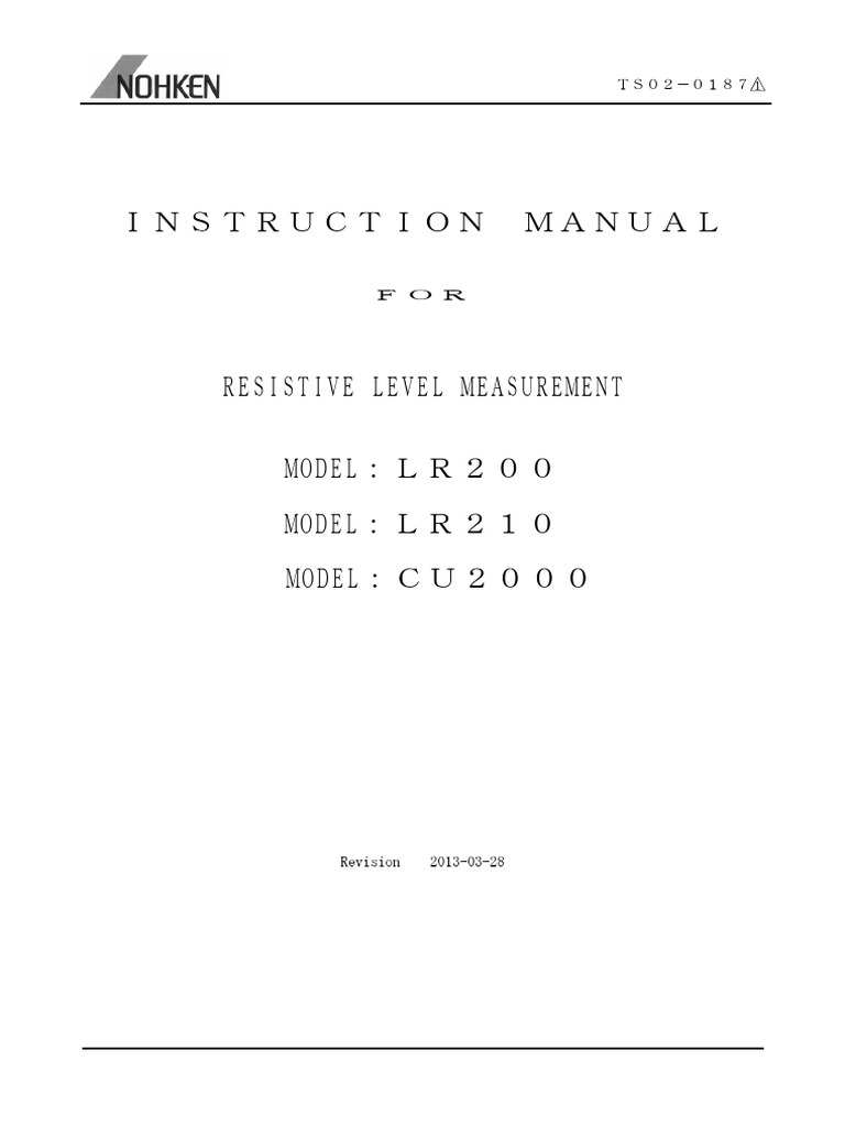 LR200 | Download Free PDF | Direct Current | Power Supply