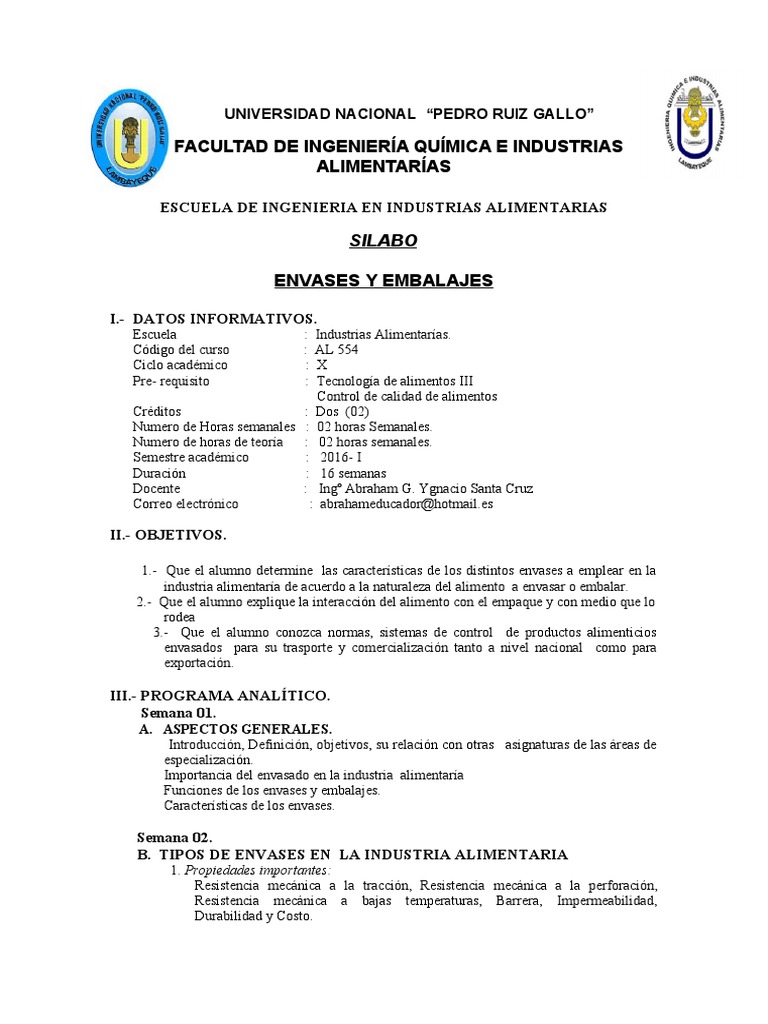 Silabo Modelo | PDF | Cartón | Prueba (evaluación)
