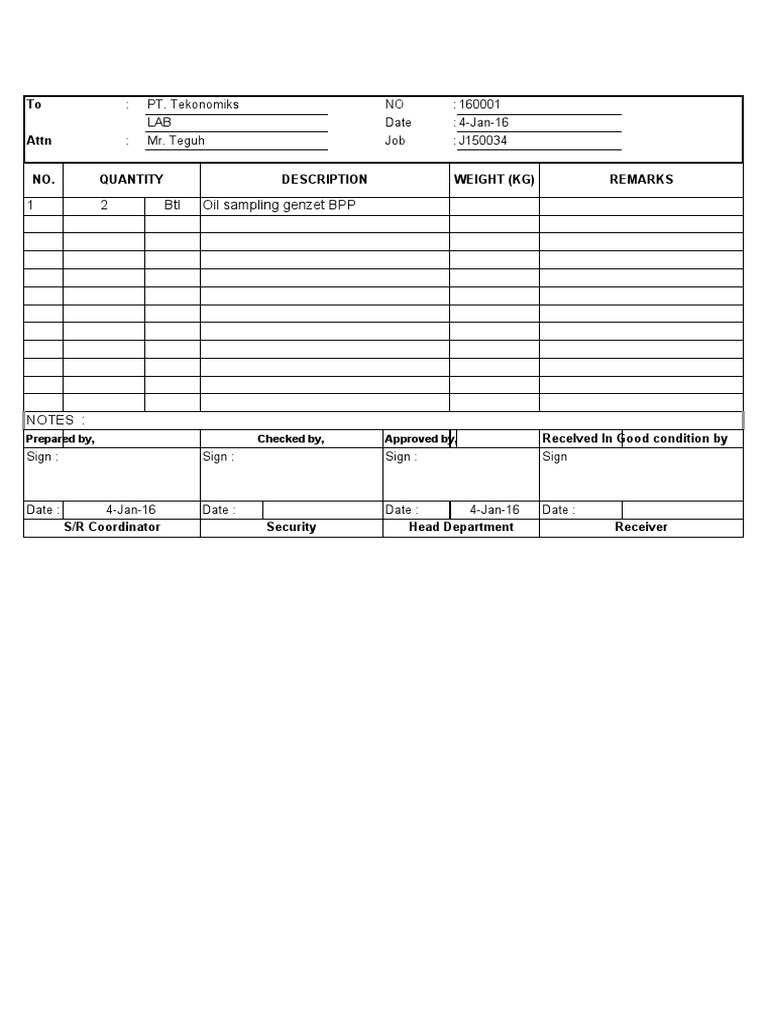 Delivery-Ticket 2016 | PDF | Materials | Nature