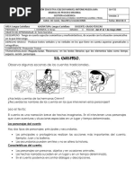 Actividades Lenguaje Semana Del 08 Al 12 de Junio | PDF