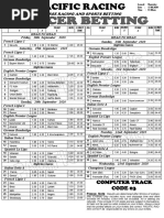 Nrlfinals Week 1 Pacific Racing | PDF | Rugby League Teams | Sports