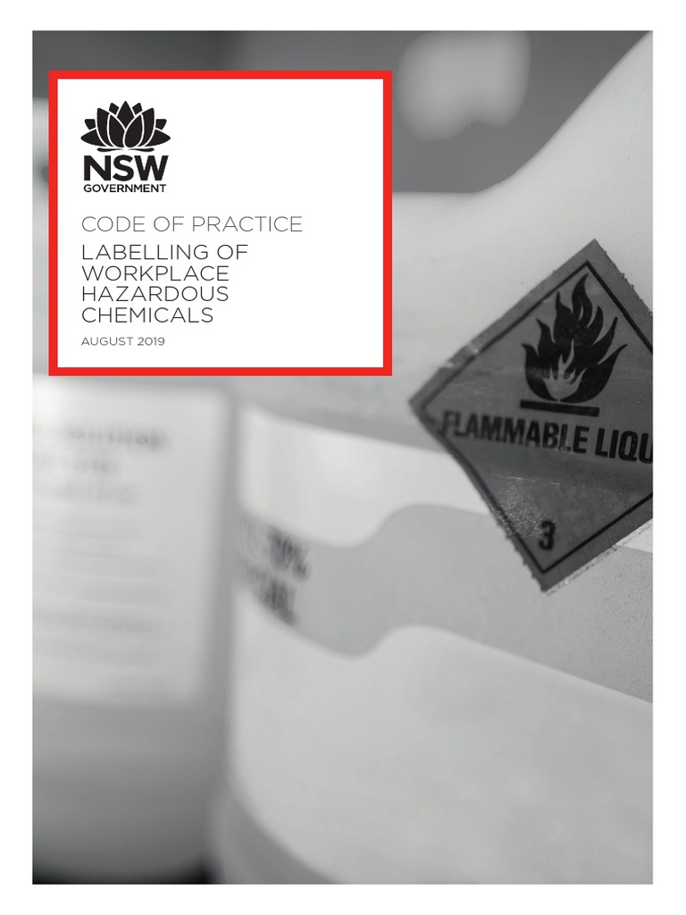 Labelling of Workplace Hazardous Chemicals COP | PDF | Dangerous Goods ...