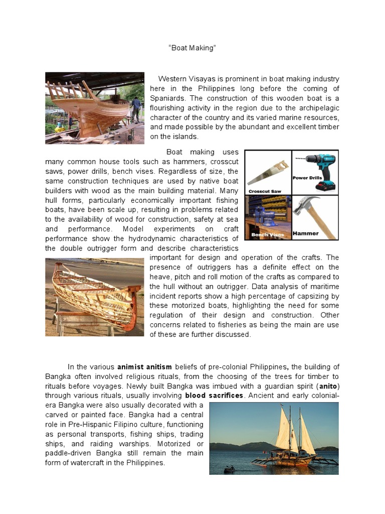 The Traditional Boat Building Techniques and Cultural Significance of ...