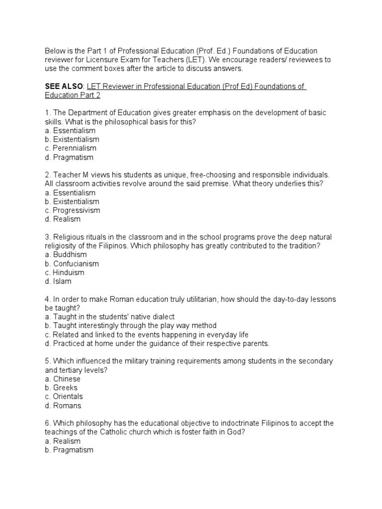 Let Reviewer - Prof - Ed | PDF | Motivation | Motivational