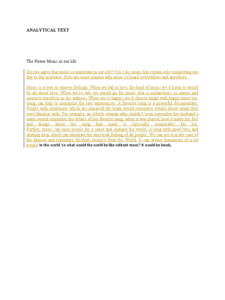 Analytical Text | PDF