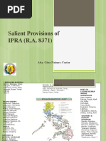 RA 8371 - IPRA Law | PDF | Indigenous Peoples | Justice