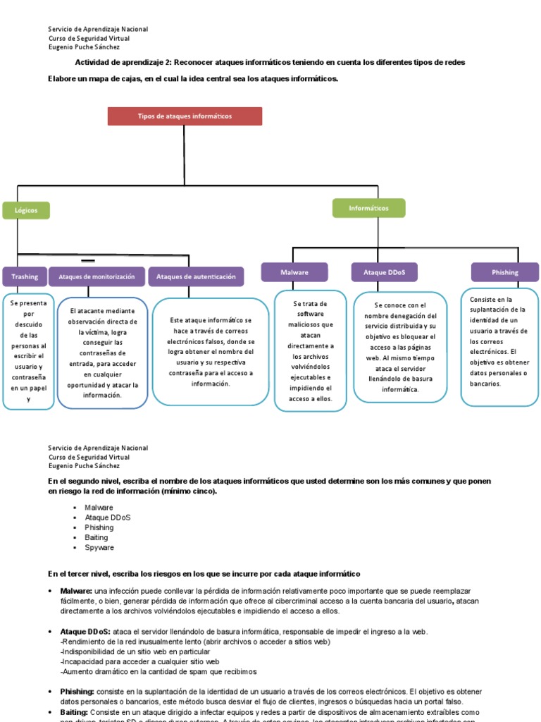 Mapa Conceptual - Eugenio Puche | PDF | Suplantación de identidad | Malware
