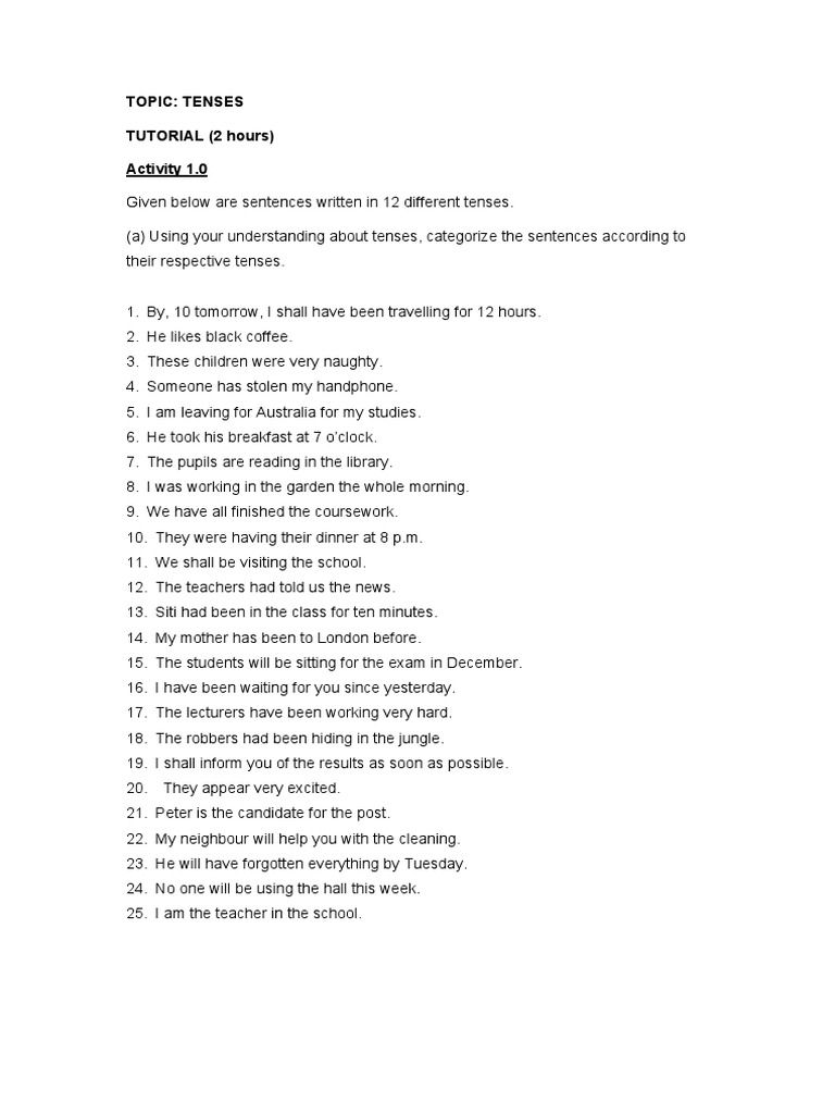 Tutorial Task1 (Week4) | PDF