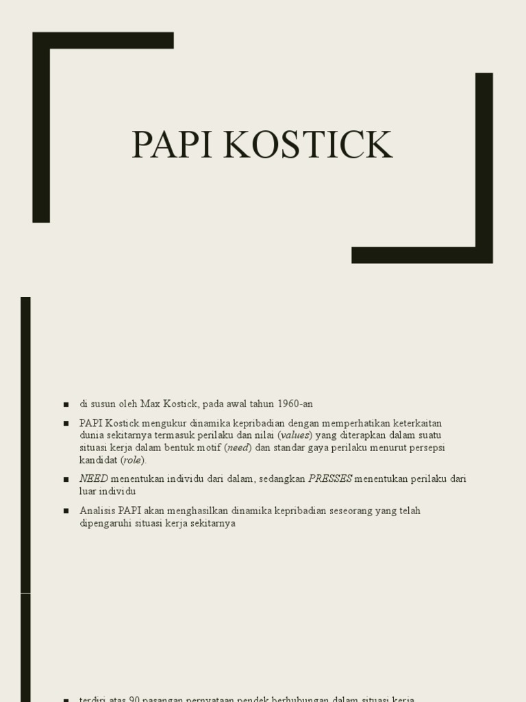 Papi Kostick | PDF