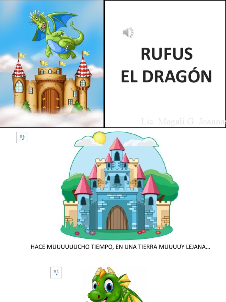 Cuento Dragon Rufus Y Praxias Ppsx Pdf