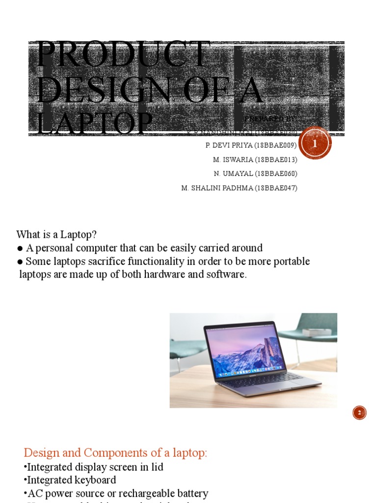 Laptop Design and Components Overview | PDF | Computer Keyboard | Laptop