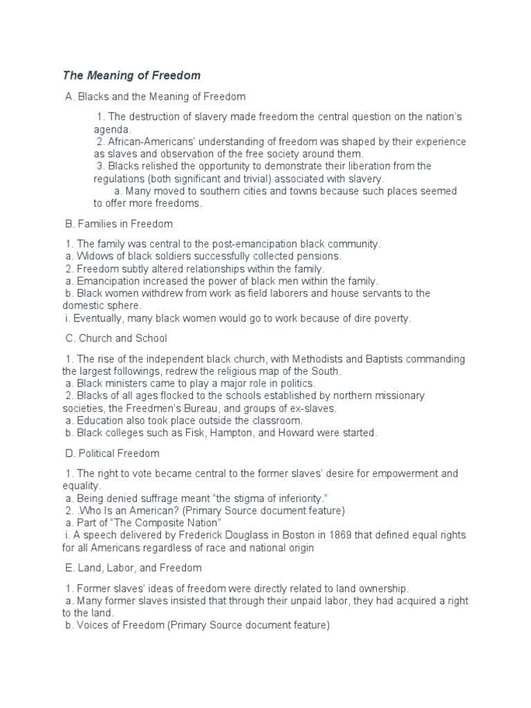 Chapter 15 Notes | PDF | Reconstruction Era | Fourteenth Amendment To ...
