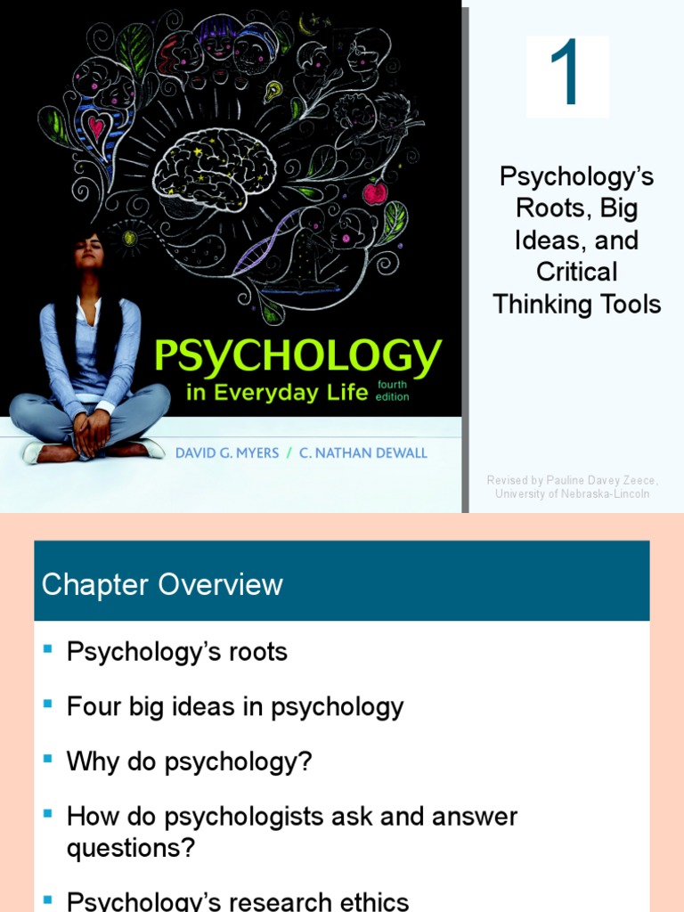 Psychology's Roots, Big Ideas, and Critical Thinking Tools | PDF ...