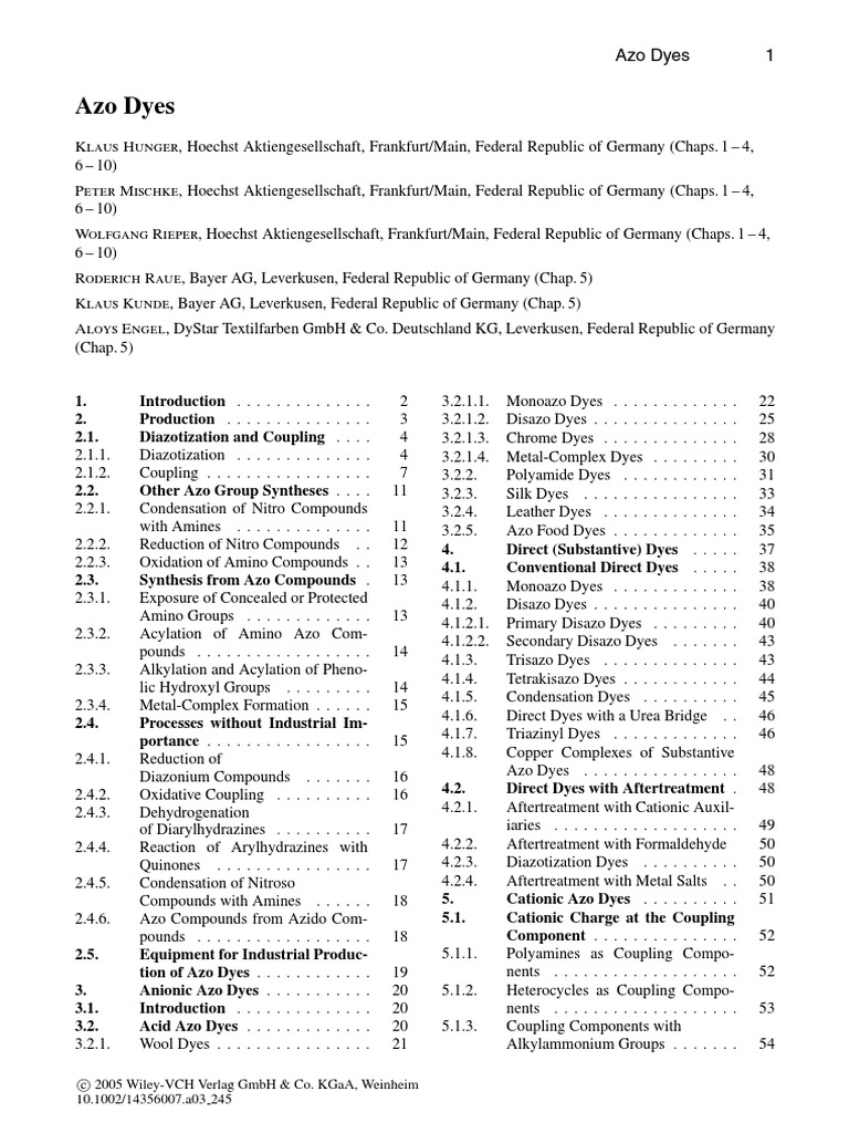Dyes Book | PDF | Amine | Chemical Reactions