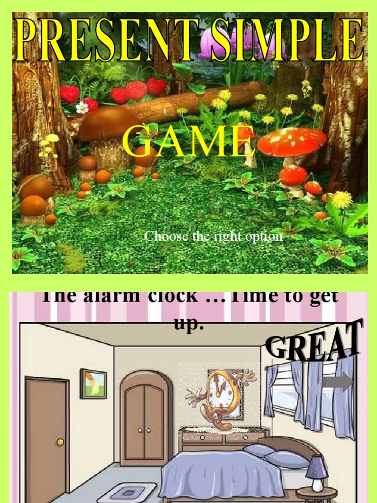 Present Simple Games - 9651 | PDF