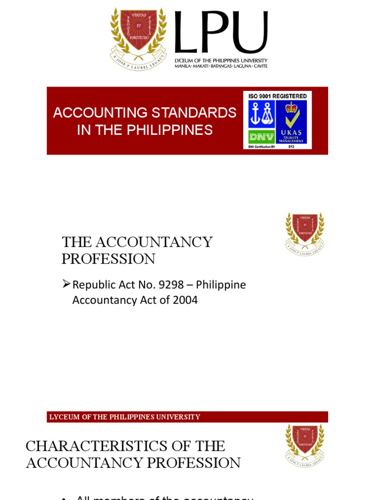 An Overview of the Accounting Profession and Standards in the ...