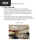 Church Year Plan Template | PDF | Seventh Day Adventist Church | Elder ...