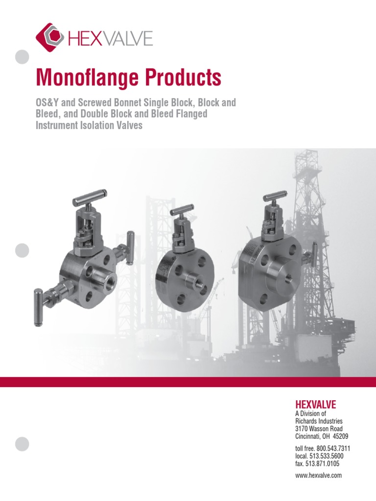 Mono Flange - Hex Valve | PDF | Valve | Building Engineering