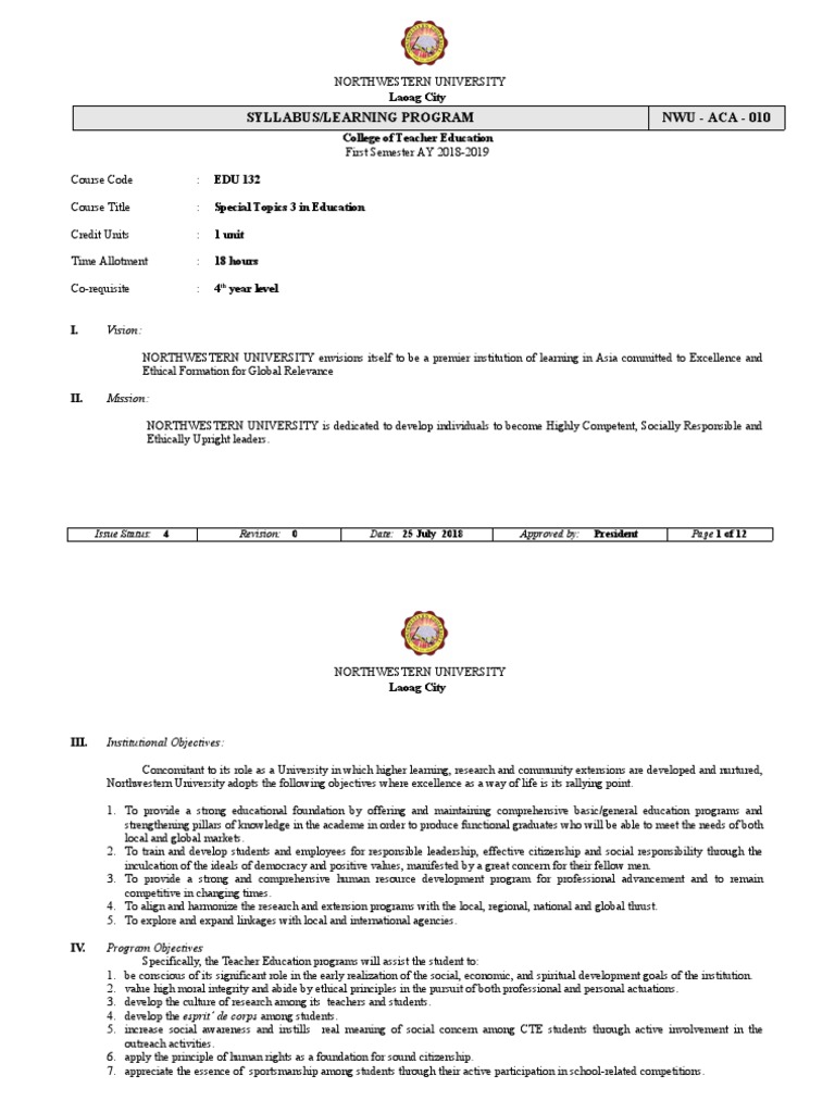 ST3 Syllabus | PDF | Curriculum | Educational Assessment