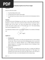 LAB REPORT Buffer and PH Experiment | PDF | Buffer Solution | Acid