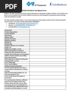 RT PCR Test Report | PDF | Epidemiology | Health Care