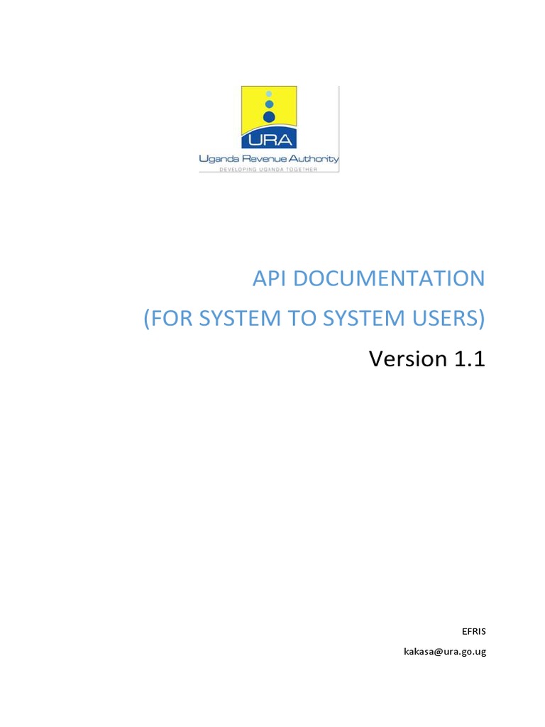 EFRIS API Documentation | PDF | Encryption | Decimal