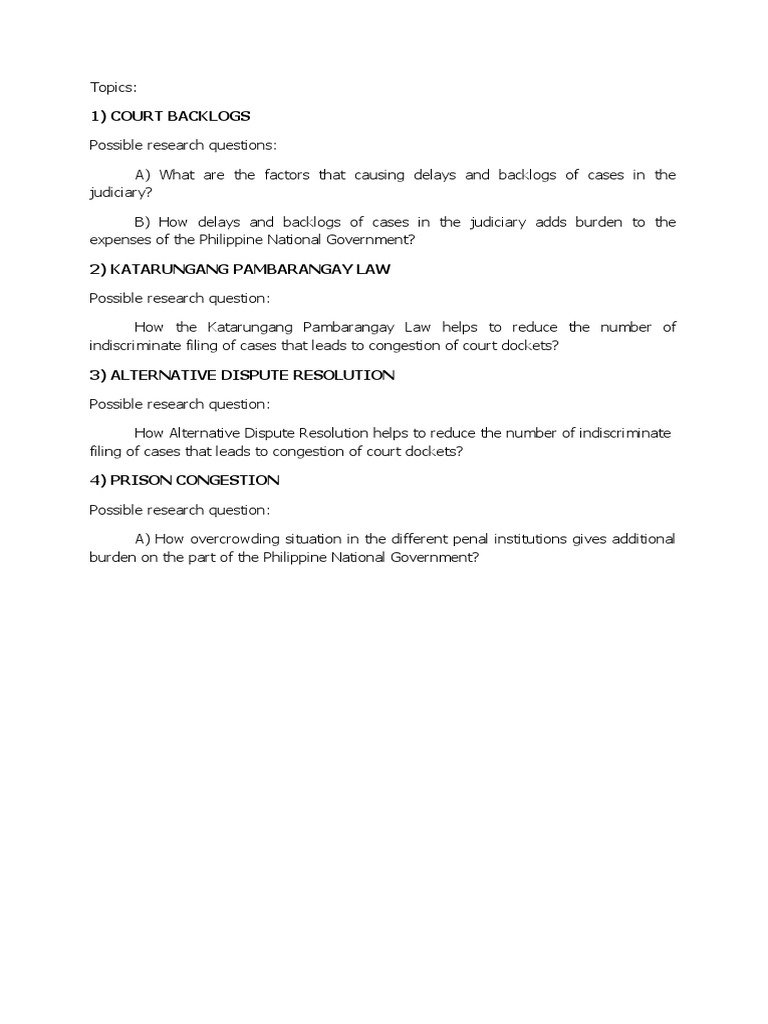 Research Questions PDF