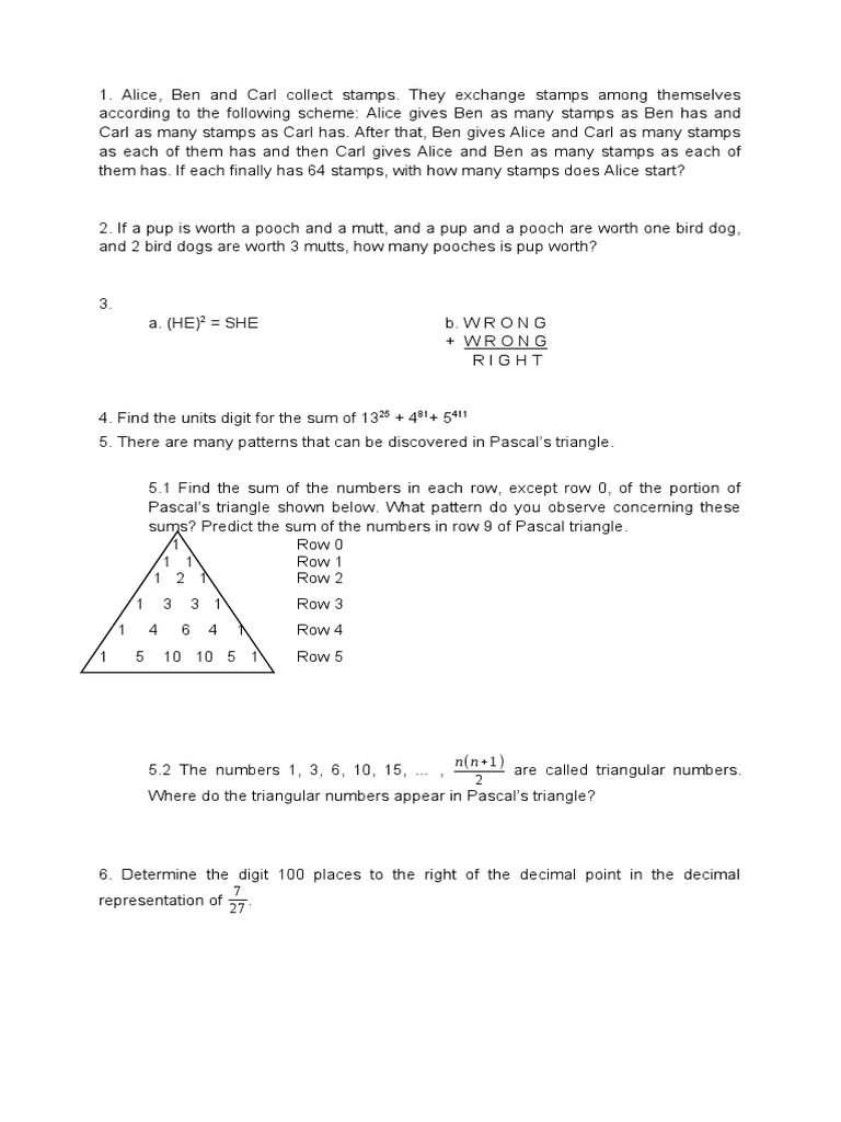 Problem Solving Compilation | PDF | Teaching Mathematics | Science