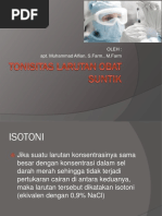 Larutan Hipertonik, Hipotonik Dan Isotonik | PDF