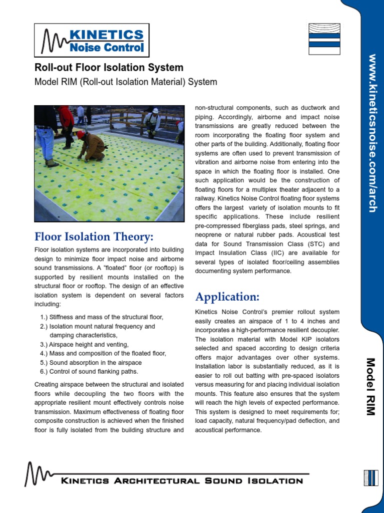 RIM-C Floating Floor System | PDF | Building | Architectural Elements