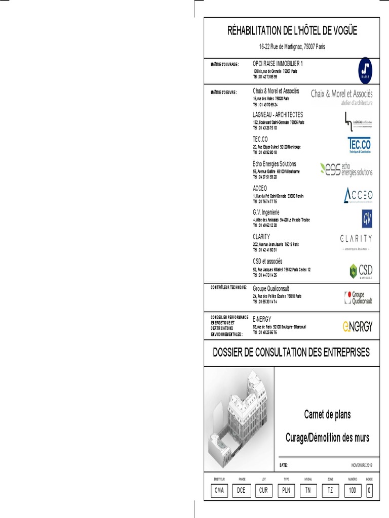 CMA - BRM - DCE - 100 - Curage Des Murs PDF | PDF | Paris | Bien-être