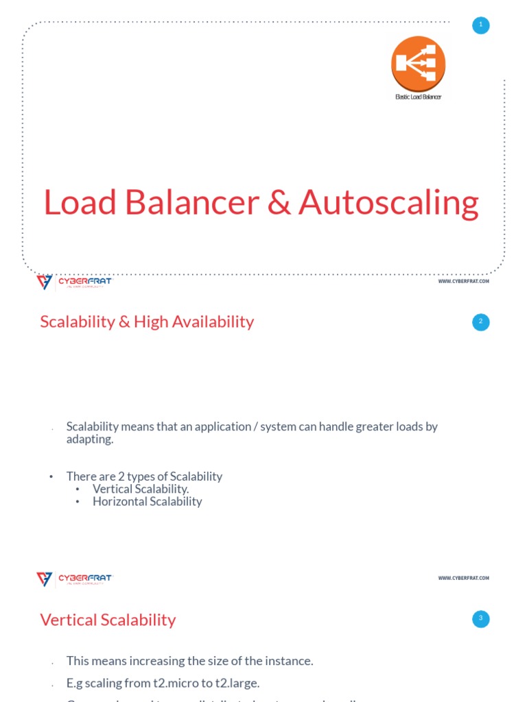 Load Balancer & Autoscaling | PDF | Load Balancing (Computing) | Transport Layer Security