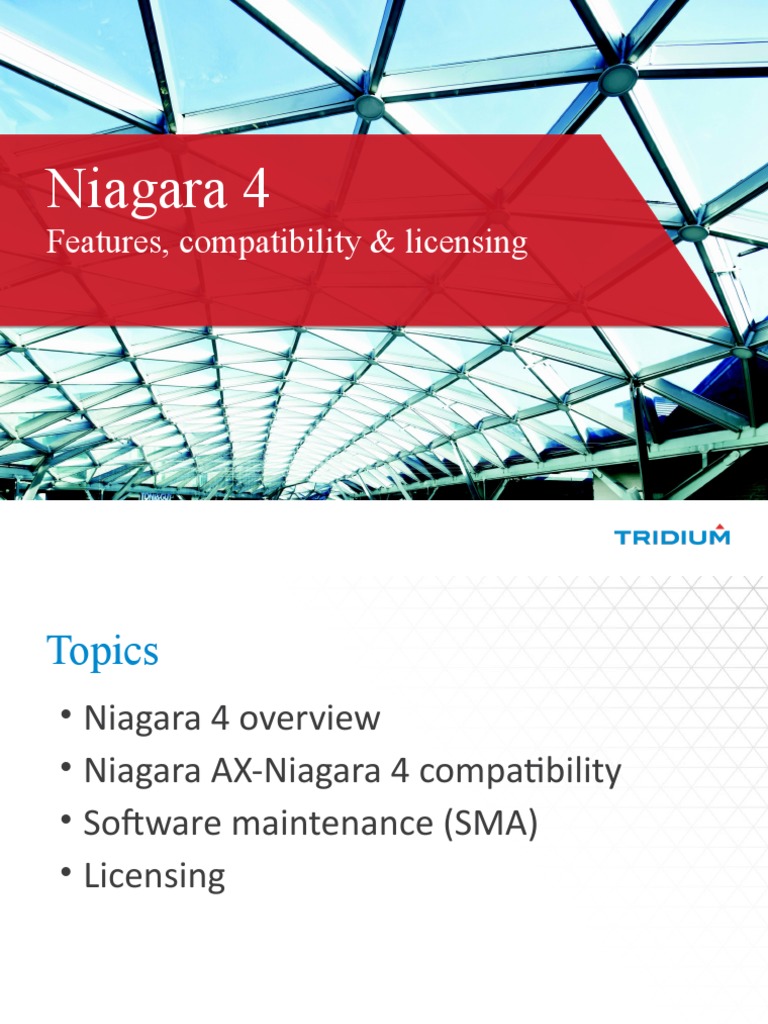 Niagara 4 Features Overview | PDF | Html5 | Mobile App