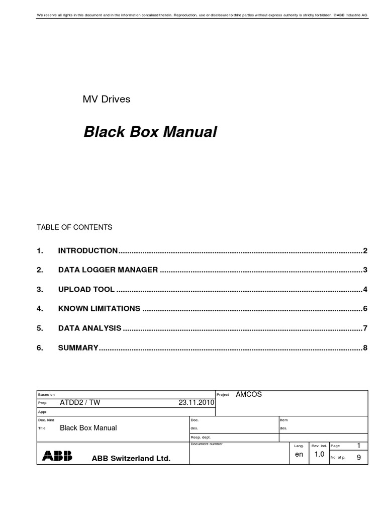 Black Box Manual Service | PDF | Comma Separated Values | Command Line Interface