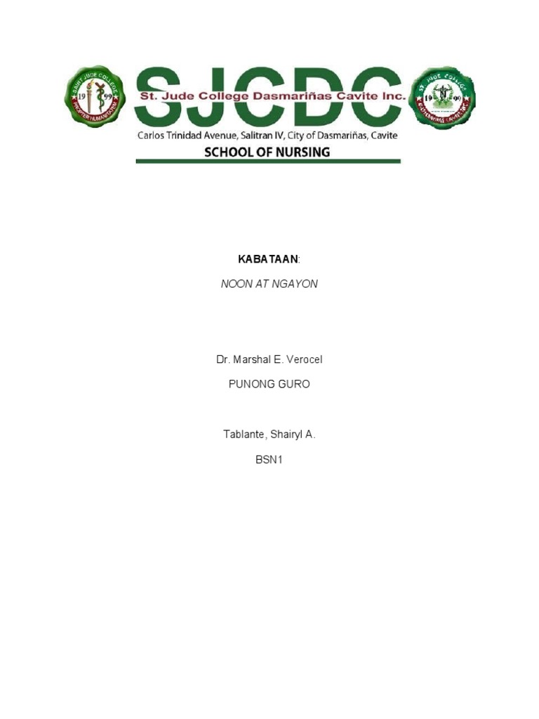 Talumpati - Kabataan | PDF