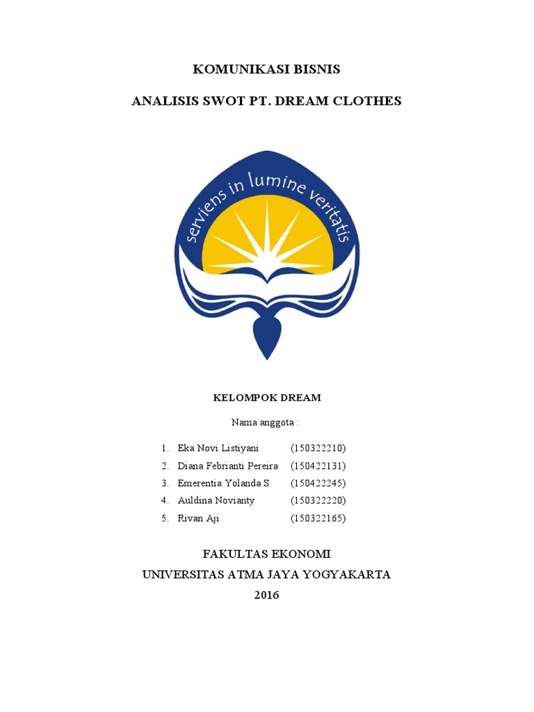 Tugas Komunikasi Bisnis | PDF | Karier & Perkembangan | Bisnis