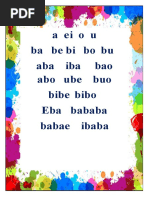 ABAKADA Pantig Examples | PDF