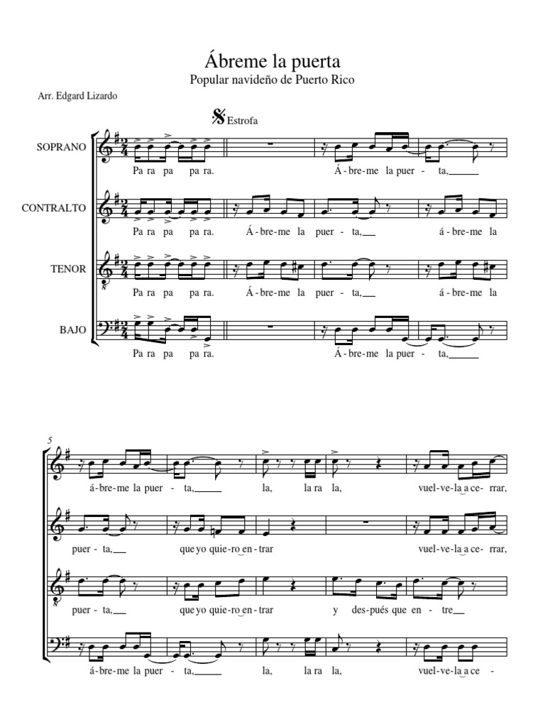 Ábreme la puerta | PDF