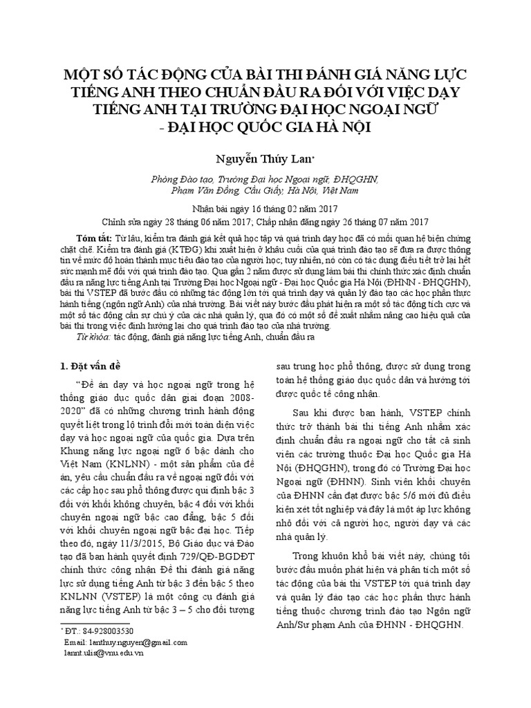 Washback Effect | PDF