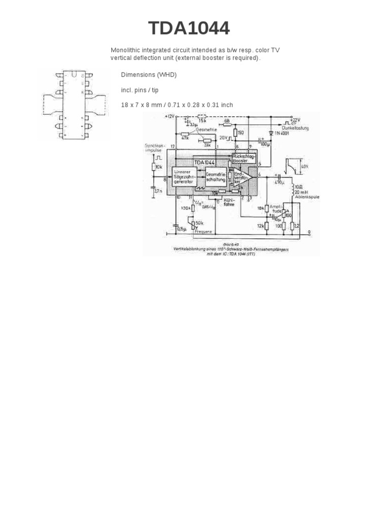 TDA1044 | PDF
