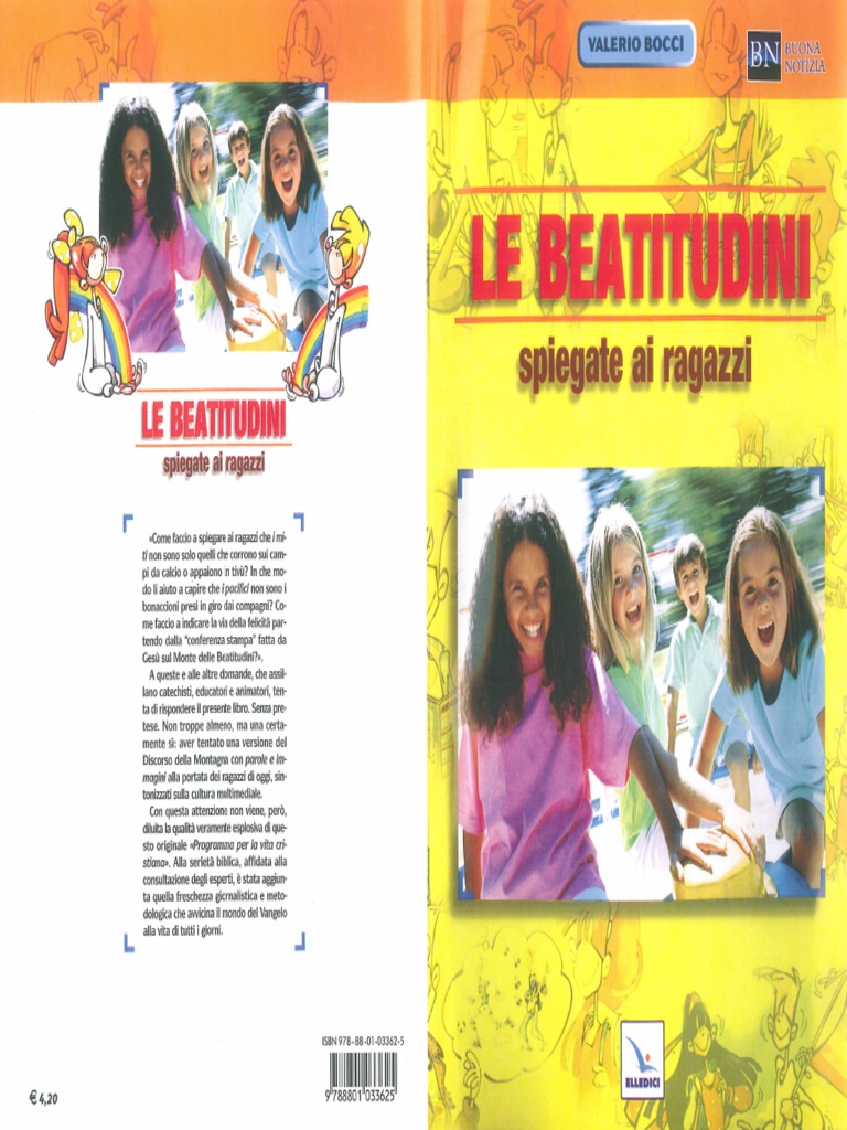 Le Beatitudini Spiegate Ai Ragazzi PDF | PDF
