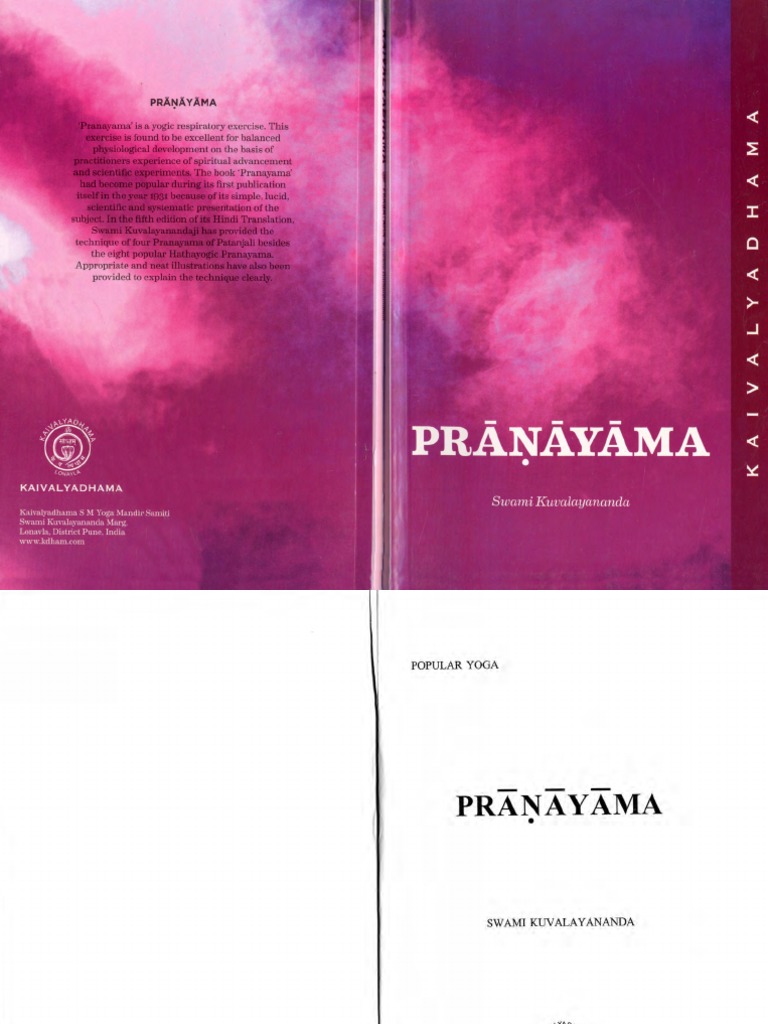 Swami Kuvalayananda, Pranayama | PDF