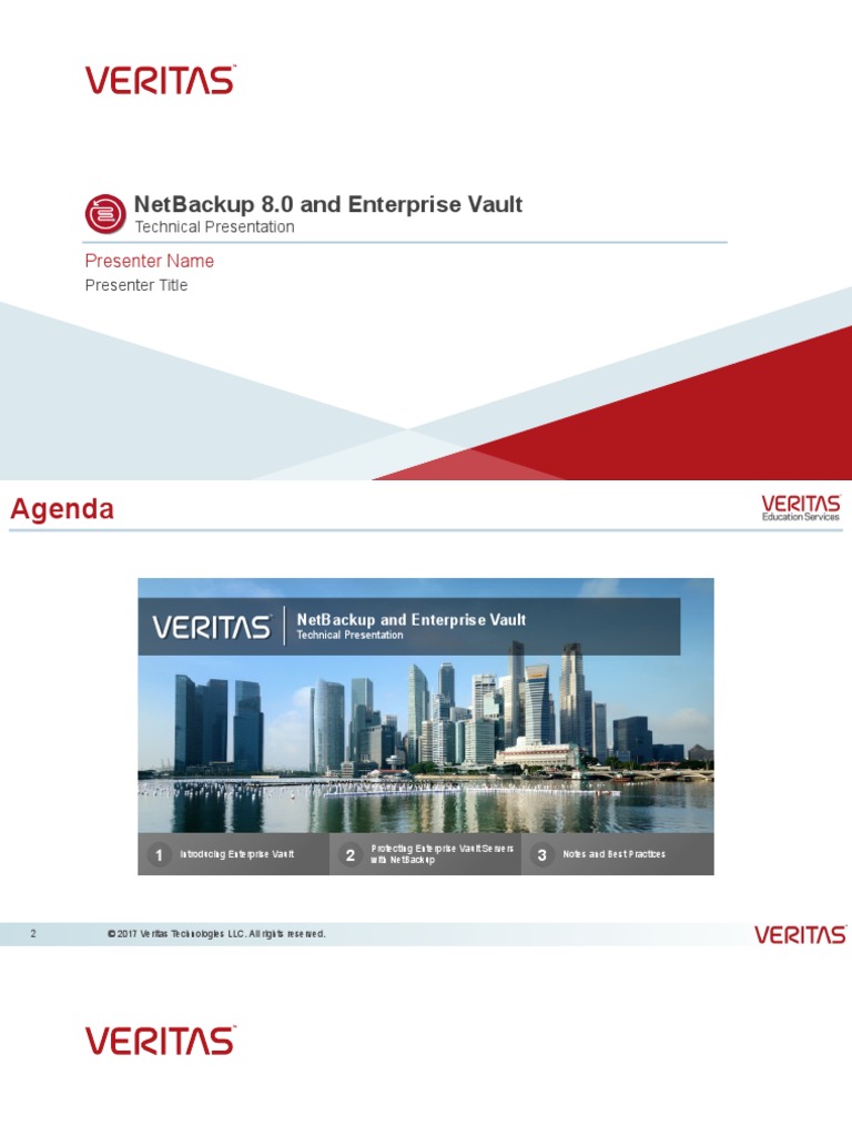 NBU 8 0 Technical PPT Enterprise Vault Jan 2017 | PDF | Backup | Databases