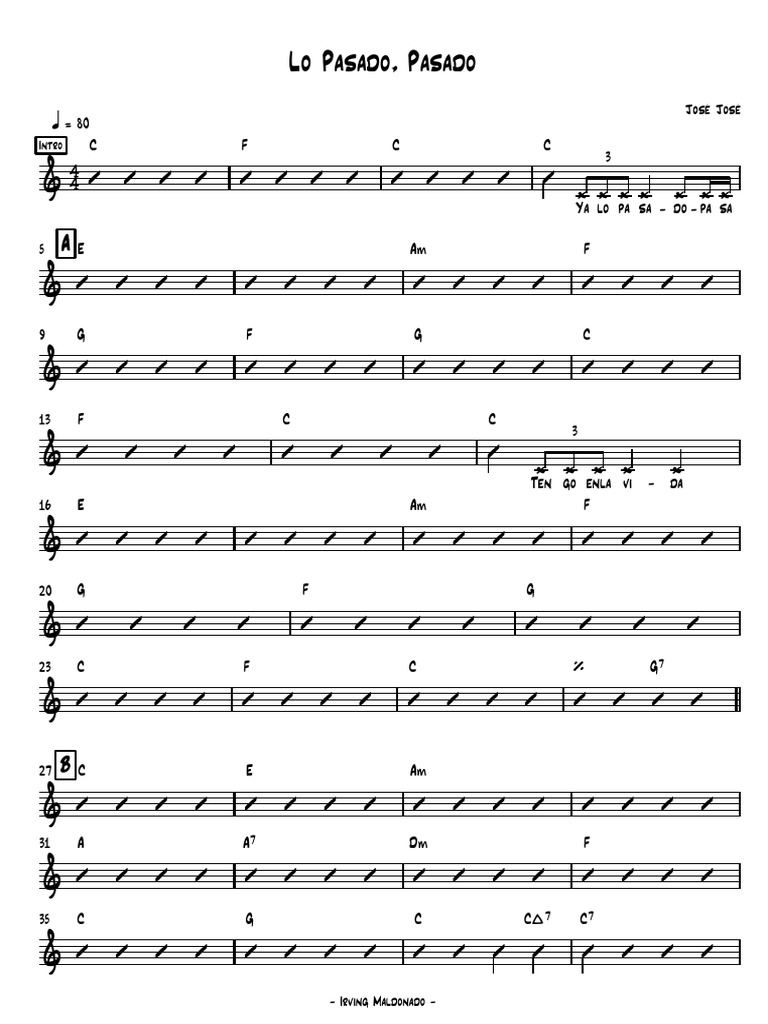 José José - Lo Pasado, Pasado | PDF